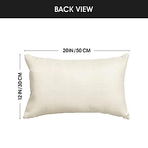 ADFLOOD Fall Pillow Covers 12x20 Inch Polka Dots Pumpkin Decorative Throw Pillows Autumn Decor Seasonal Party Cushion Case for Home Couch Sofa A019-12