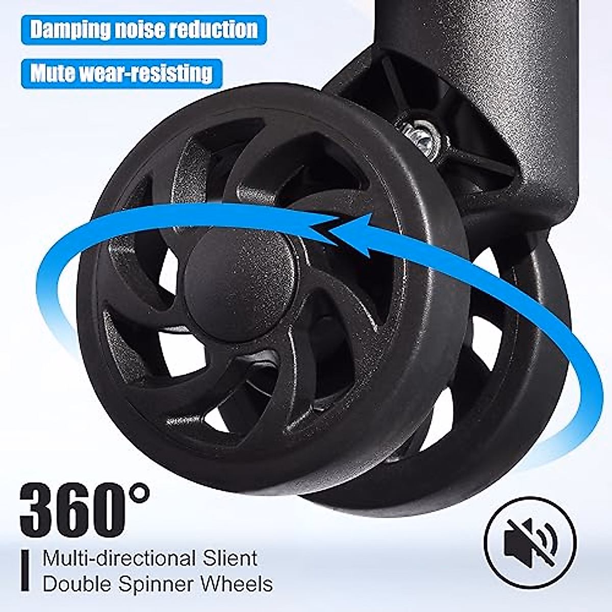 KEYTANG Explorer Light Weight Luggage Hardside Expandable Luggage Spinner Wheels Luggage Suitcase W/TSA Lock 3-Piece Luggage Set, Include 20" Carry on Luggage Suitecase (20in/24in/28in), Grey