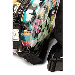 UGG Women's Janey Ii Clear Handbag, Black Multi Checks, One Size