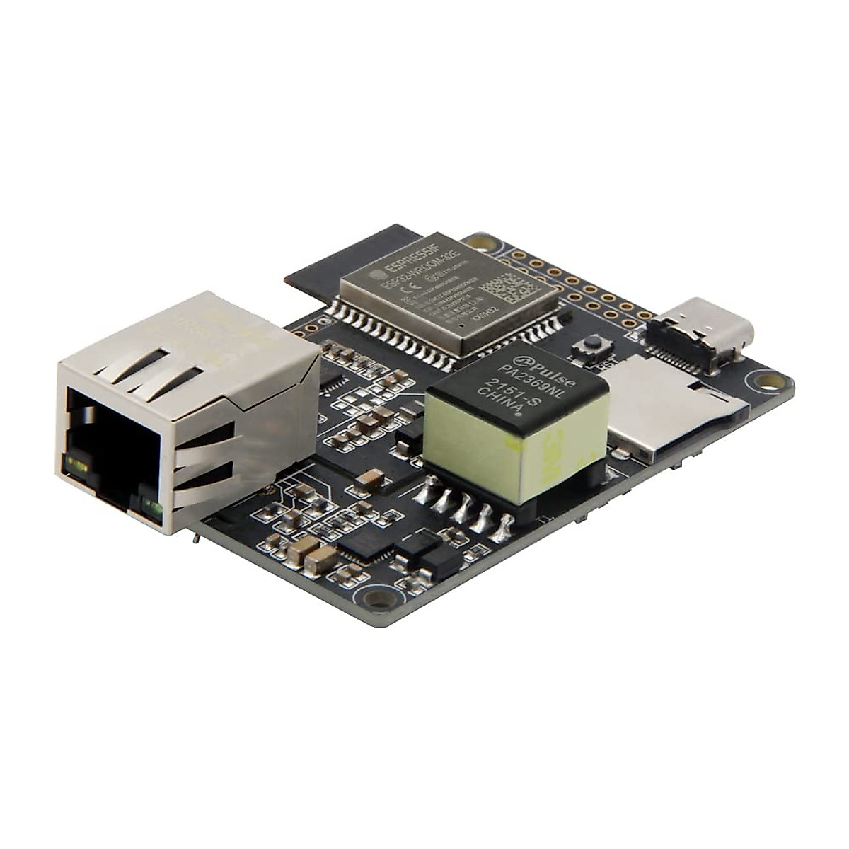 LILYGO T-Internet-POE ESP32-WROOM LAN8720A Chip Ethernet Adapter and Downloader Expansion Board Programmable Hardware TTGO Development Board (T-Internet-POE)