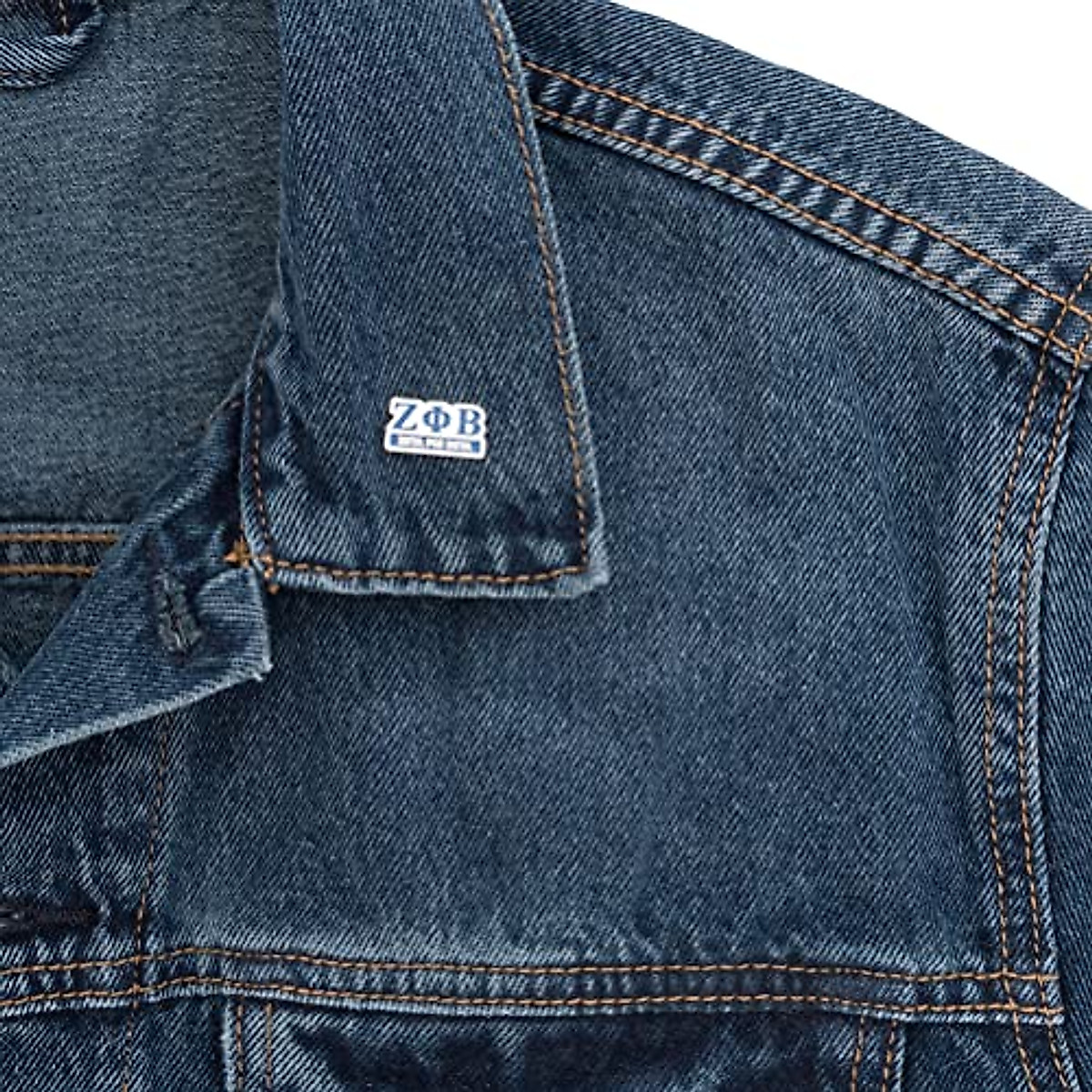 Zeta Phi Beta Lapel Pin Enamel Sorority Greek Letter Formal Wear Blazer Jacket (Lapel Pin - Design A)