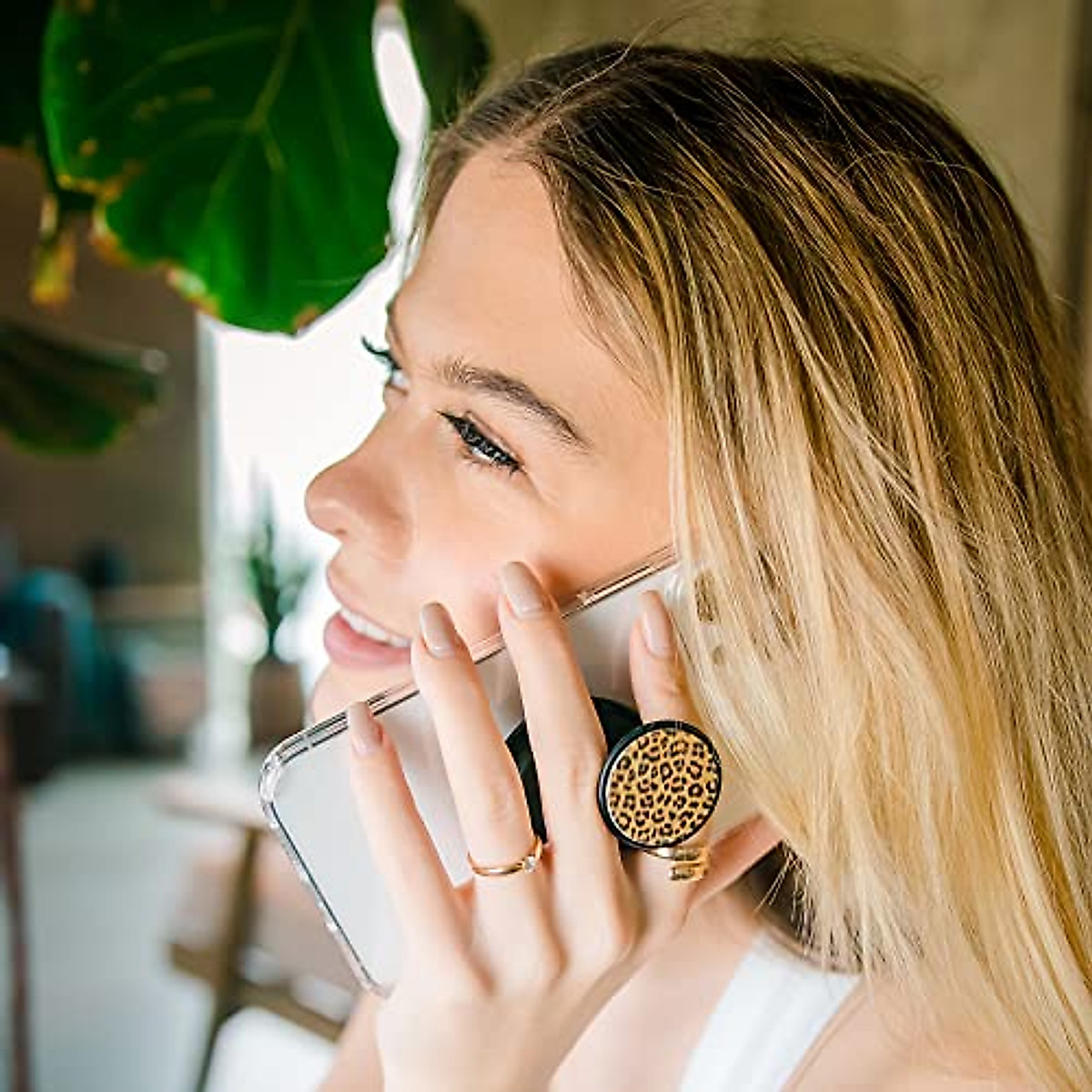 Phone-Gizmos ZGrip – The Ergonomic Phone Grip with Full Features and Grip in Black, with Art Top in Black