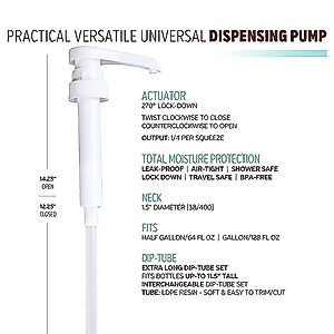 Sauce Pump Fit for Torani 64 Ounce Bottles, Syrup Pump Dispenser for Chocolate Caramel Sauces Sauce Pump Dispenser for Ghirardelli Bottles (4 Packs)
