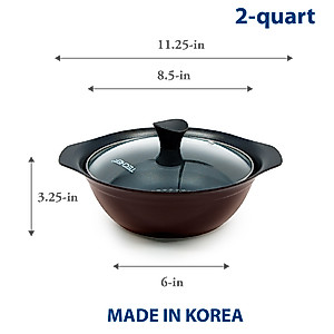 TECHEF - Blooming Flower Collection/Soup Pot With Glass Lid (2-quart)