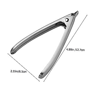 BESTonZON 3pcs Stainless Steel Clam Opener Blood Clam Clip Crab Crackers Seafood Tools Set Stainless Clam Clip Small Clam Opener Clam Clamp Kitchenware To Open Silver Oyster Shucking Knife