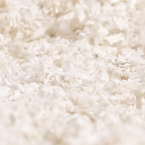 PETSPICK Uber Soft Paper Pet Bedding for Small Animals, White, 36L