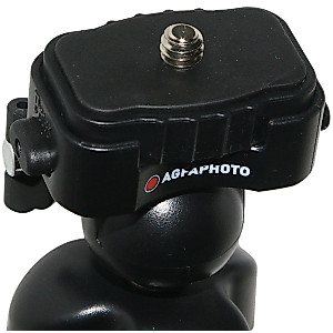 AGFA 12-Inch, Flexible Tripod with Foam Grips - Red APTP12R