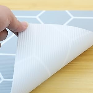 Shelf Liner Cabinet Drawer Liners Non Adhesive 14 Inch Wide X 20 Ft Closet Pantry Cupboard Fridge MatNon Slip Waterproof Bathroom Drawer Liners