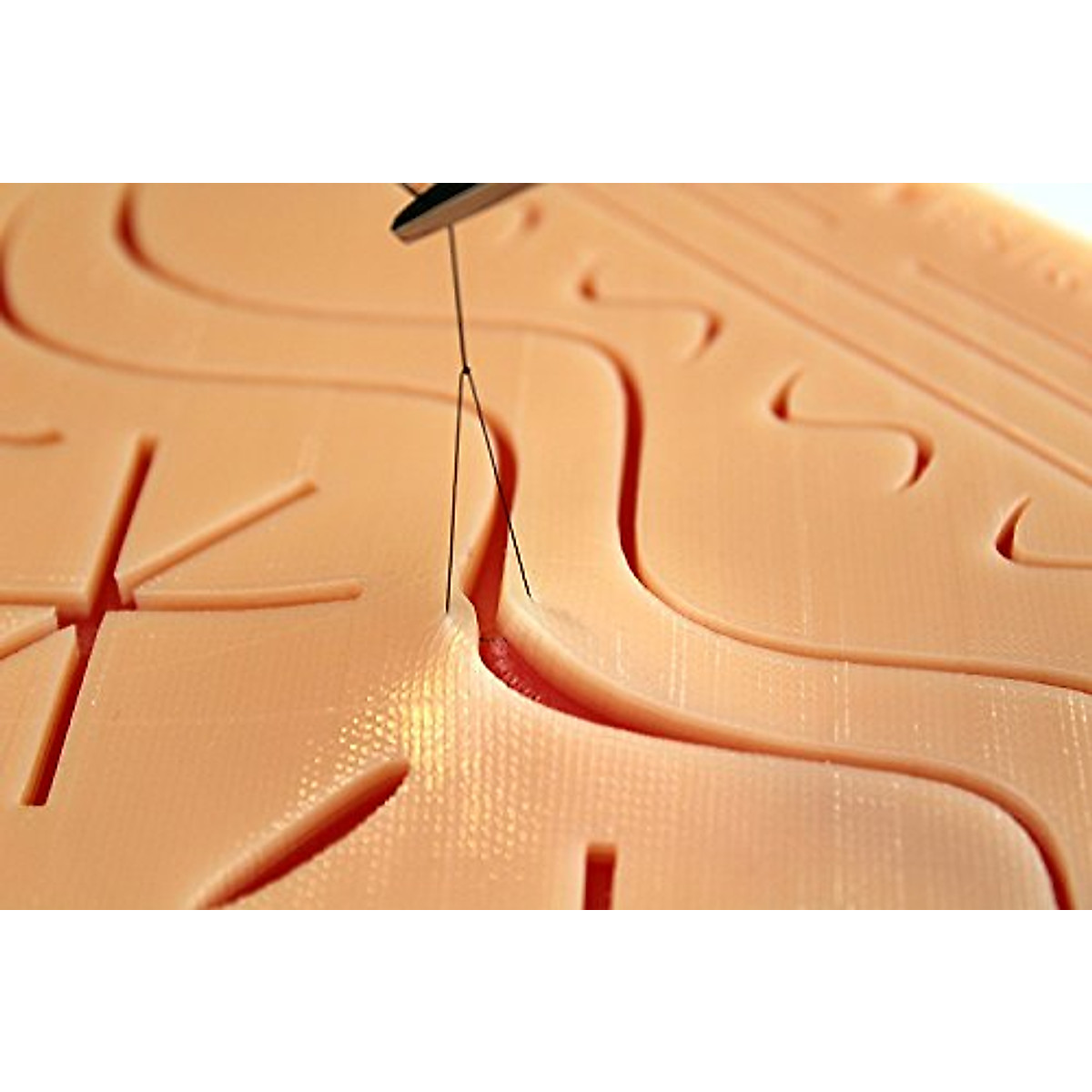 Extra Large UltraPad 3-Layer Suture Pad (8x8") w/ 28 Precut Wounds - Largest Suturing Practice Pad in The World - Handmade in Brooklyn, USA