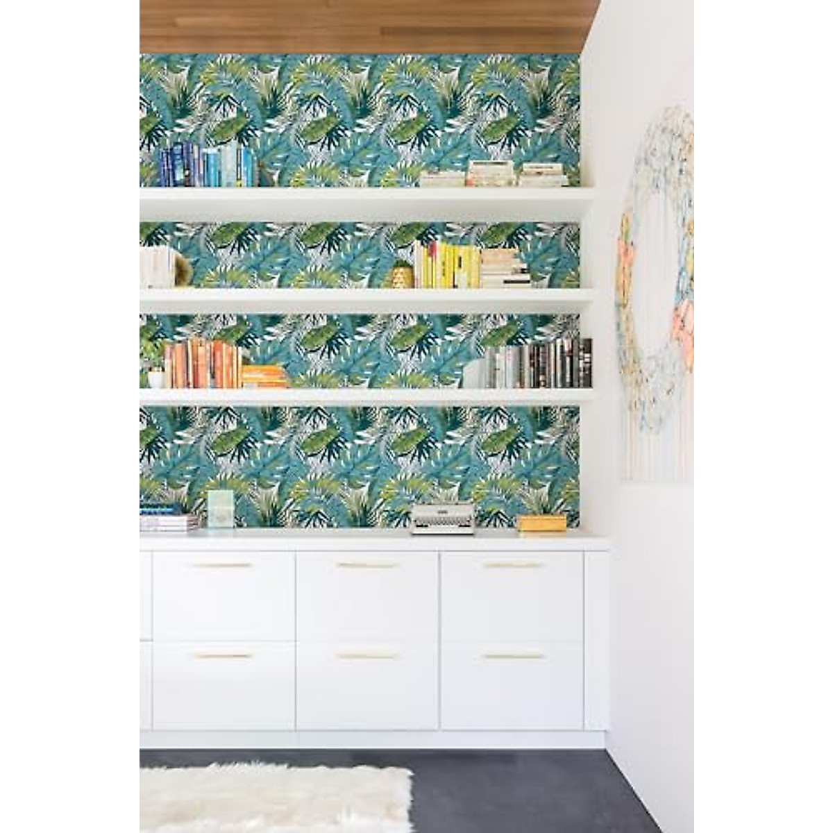 My Style Bangalow Tropical Palm Peel and Stick Wallpaper