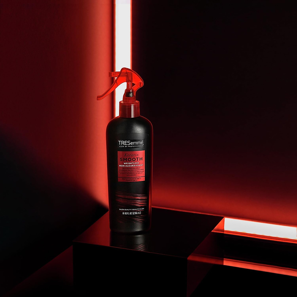 TRESemmé Heat Protection Spray for Hair, 3-Pack – Vitamin-Enriched Anti-Frizz Hair Products, 8 Oz Ea