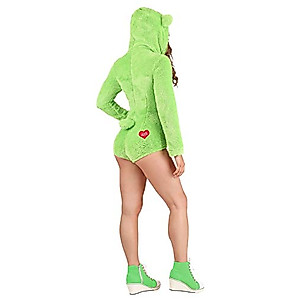 Care Bears Women's Good Luck Bear Romper Costume Small