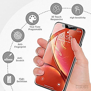 for iPhone X 10 Screen Replacement 5.8" with Ear Speaker and Proximity Sensor, LCD Display Digitizer 3D Touch Full Assembly with Front Earpiece Repair Kit HD Glass, Fix Tools for A1865, A1901, A1902