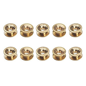 A.I.FORCE 10Pcs Trimmer Head Eyelets, Brass Sleeves for Strimmer Cutter, Replacement Parts Fit for Troy-Bilt, Craftsman, and Other More Models