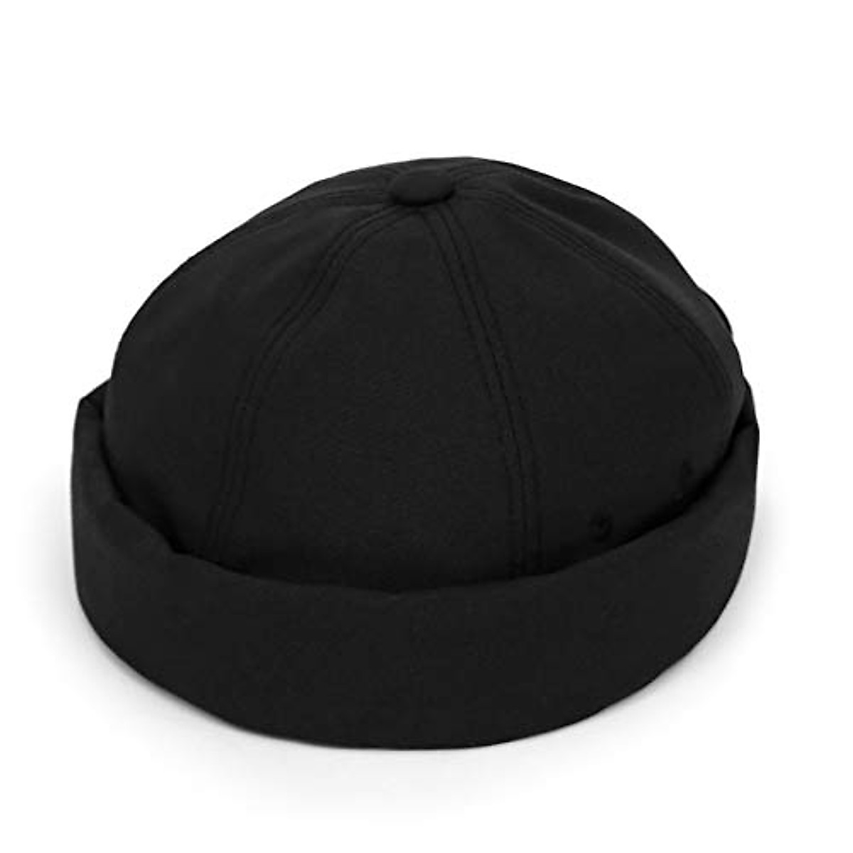 UNDERCONTROL Brimless Trawler Durable Cordura Leon Hat Outdoor Waterproof No Visor Docker Skull Cap Unisex (Black)