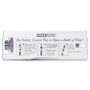 Cork Pops Canary Yellow 6.5 Inch Original Wine Bottle Opener