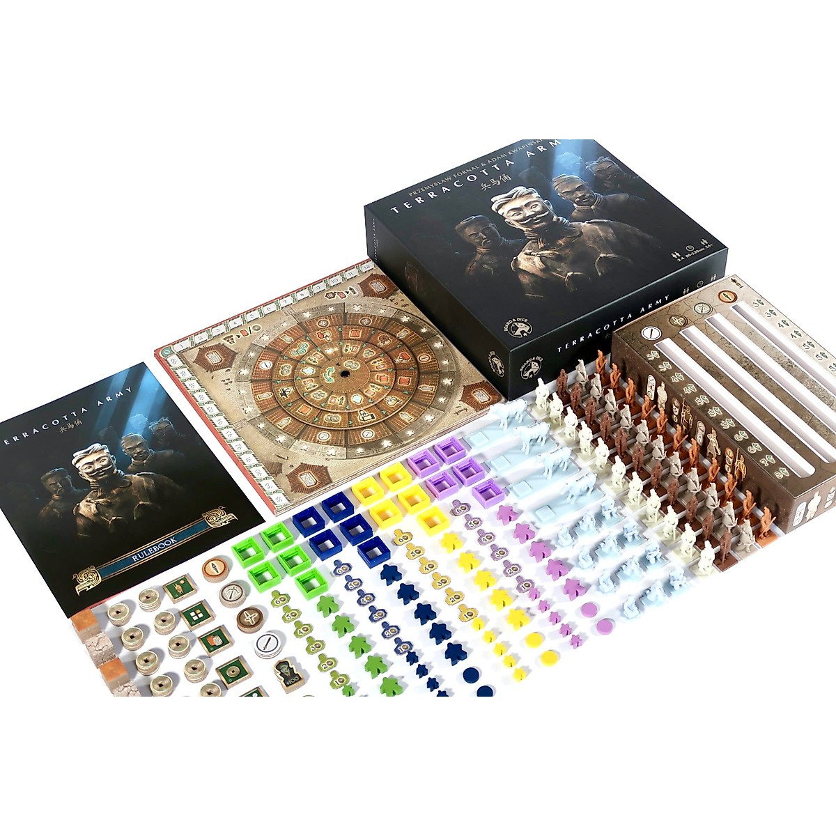 GTS Distribution Terracotta Army - Strategy Ancient Empire Board Game, Ages 14+, 1-4 Players, 90-120 Min