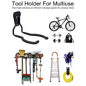 GS Alderaul Garden Power Tool Hanger, Weed Eater Rack, String Trimmer Hanger, Weed Wacker Hanger, Steel Garage Tool Organizers and Storage, for Garage Wall, Garage Trimmer, Garden Tools, etc. (1pc)