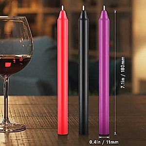 MANFLY Low Temperature Candles Low Heat Romantic Candles Wax for Couples, Wedding, Home Decoration (12pcs)