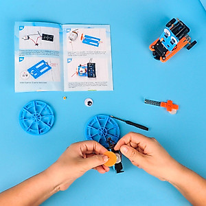 OSOYOO Robot Making Kit for Kids | Builds Two Science DIY STEM Set | Electrical Experiments for Boys Girls | Step by Step Kid Friendly Manual | Balance Car,Obstacle Avoidance car (2 kit)