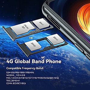 CUBOT X50 Mobile Phone 8 GB RAM+128GB ROM, Smartphone Android 11with 64MP Rear Cameras,6.7 Inch Large Screen 4G Dual SIM Phone 4500mAh Battery, Fingerprint& Face Unlock,GPS NFC-Black