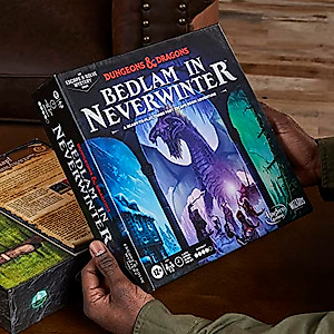Hasbro Gaming Dungeons & Dragons: Bedlam in Neverwinter Board Game, Escape Room, Cooperative Strategy Games for Ages 12+, 2-6 Players, 3 Acts Approx. 90 Mins Each