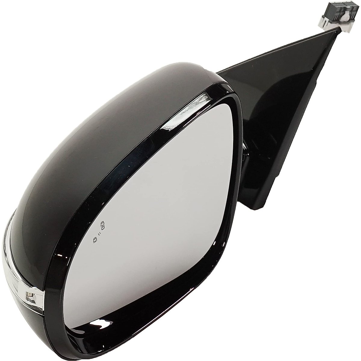 Kool Vue Driver Side Power Heated Mirror for Kia Sorento 2016-2018 Power Fold With Signal Light & Blind Spot Monitor; Without Memory Paintable