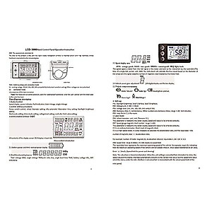 Fafeims Electric Bike Controller Box Motor Brushless Controller with LCD Display Panel for E Bike (36V)