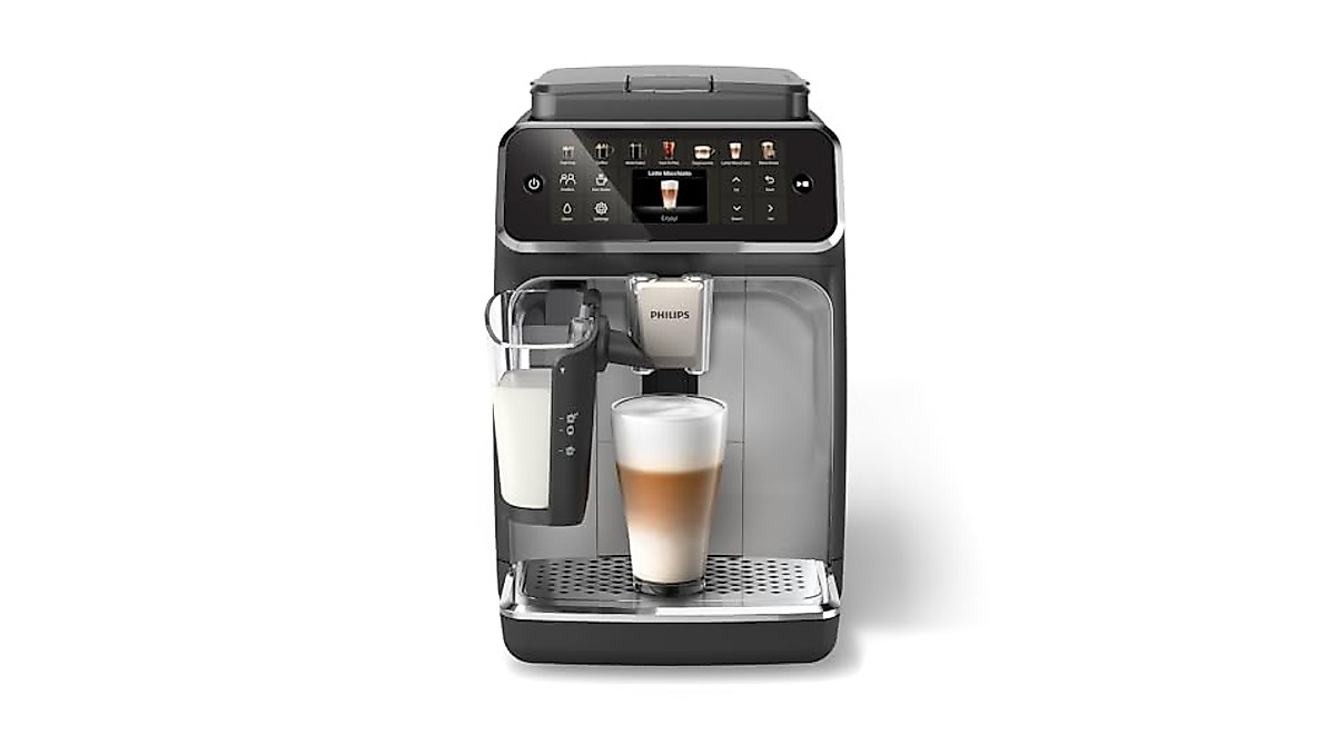 Philips 4400 Espresso Machine: 12 Hot & Iced Coffees, LatteGo
