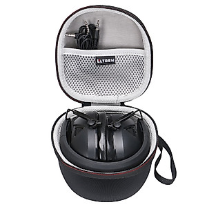 LTGEM Case for Peltor Sport Tactical 100 & 300 Electronic Hearing Protector - Hard Storage Travel Protective Carrying Bag