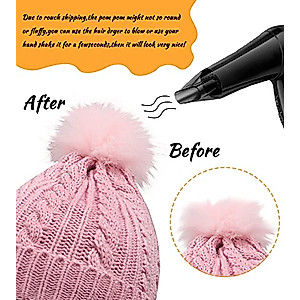 KMOLY Kids Winter Hat Set for Boys Girls Age 2-7,Toddler Beanie Neck Warmer Touchscreen Gloves Baby Knit Ski Cap Set (Pink)