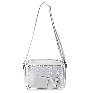 Luxury Pu Ita Bag Crossbody Women Sweet Bags Cute Transparent Pocket Japanese Style Shoulder Purse purses for women shoulder bag hobo