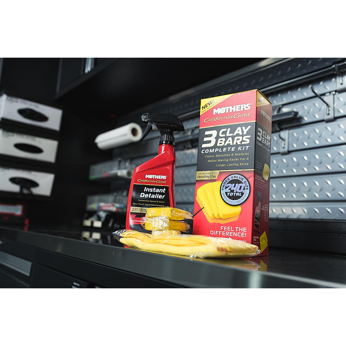 Mothers 07240 California Gold Clay Bar System