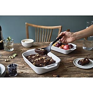 STAUB Ceramics Rectangular Baking Dish, 10.5x7.5-inch, White