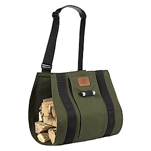 LogOX WoodOX Sling - The World's Most Ergonomic Firewood, Kindling, and Log Carrier - Designed in Vermont and Made in USA (Patented)