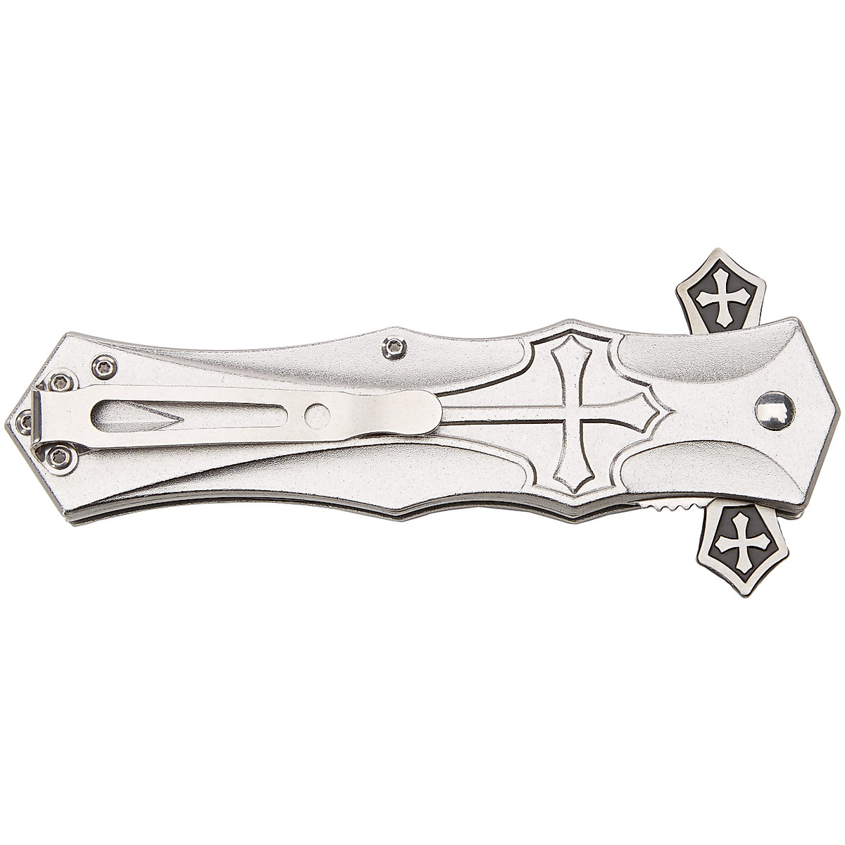 TAC Force TF-817RD Spring Assist Folding Knife, Black Blade, Black and Red Handle, 5-Inch Closed