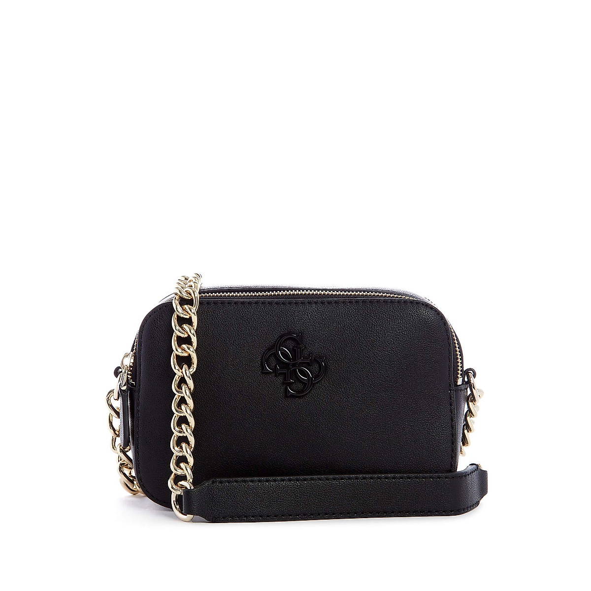 GUESS womens Noelle Crossbody Camera, Black, One Size US