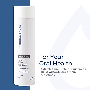 PerioSciences AO ProRinse Hydrating Mouthwash with Antioxidants – Oral Care – Fluoride-Free Mouthwash, 10 Fl Oz / 300ml