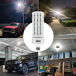 2 Pack 100W LED Corn Bulb, E26 /E39 Base Led Corn Light Bulb, Super Bright 15000lm 5000k Led Bulb, 1000W Equivalent CFL Metal Halogen HID Waterproof Led Corn Bulb for Outdoor Indoor Area Garage