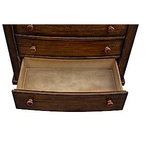 Sunset Trading Bahama Shutter Wood Nightstand, Tropical Walnut