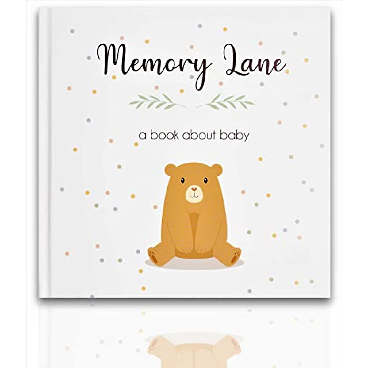 SweetChild First 5 Years Gender Neutral Keepsake Baby Book Memory Journal Scrapbook for New & Experienced Moms, Beautiful Windowed Gift Box, 96 Thick Pages to Track Special Moments, Baby Shower Gifts