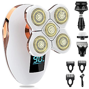 Electric Razors for Women, Facial Hair Removal, Bikini Trimmer, Shaver for Women, Wet and Dry Lady Hair Remover for Legs Body Face, Painless Womens Electric Shaver Cordless Women's Grooming