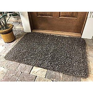 CLEAN MACHINE 10376921 High Traffic Astroturf Dirt Trapper Doormat, 23.5" x 35.5", Desert Taupe