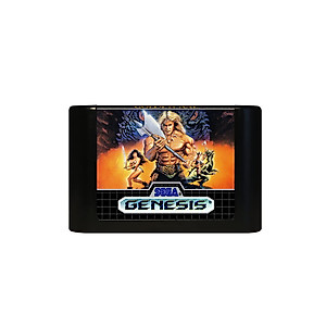 Golden Axe (Sega Genesis / Mega Drive) - Reproduction Video Game Cartridge with Clamshell Case and Manual