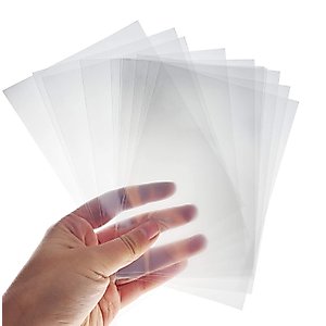 Erioctry 100 Pcs 8.7x12 inch Clear Flat Cello/Cellophane Treat Bag Digital Packaging Pouch Waterproof Gift Wrap Packing Party Favors Treat Bag For Bakery Cookies Candies