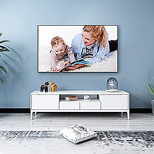 USX MOUNT TV Wall Bracket Tilting Universal TV Mount for Most 26-55 Inch Flat Screen TV with Weight Capacity Up to 99lbs, Low Profile +/-12 ° Tilt TV Bracket with Tilting Knob,Max VESA 400x400mm