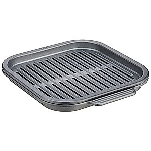 Instant Vortex Official Nonstick Grill Pan, 2-Piece, Gray