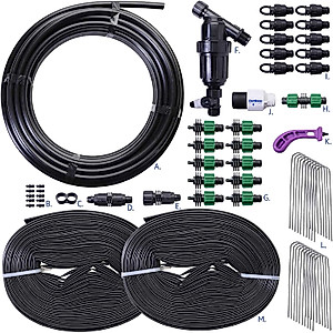 Dripworks Drip Tape Irrigation Kit for Watering Row Crops in Farms - Waters Upto 10 20' Rows | Agricultural Grade Components | Trusted Brand Since 1991