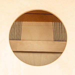 Meinl Percussion Snare Cajon Box Drum with Ukulele Jam Bundle — Keiki Sopranino by Ortega Guitars — Two Year Warranty, JC50K1