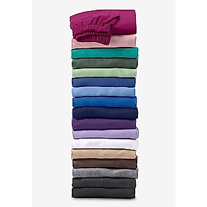 Woman Within Women's Plus Size 7-Day Knit Wide Leg Pant - L, Black